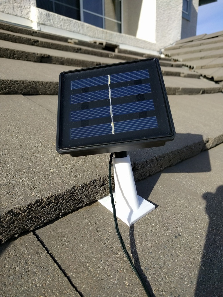 ☀️ Solar Panel Roof tile mount for Qedertek Solar Christmas Lights・Free ...