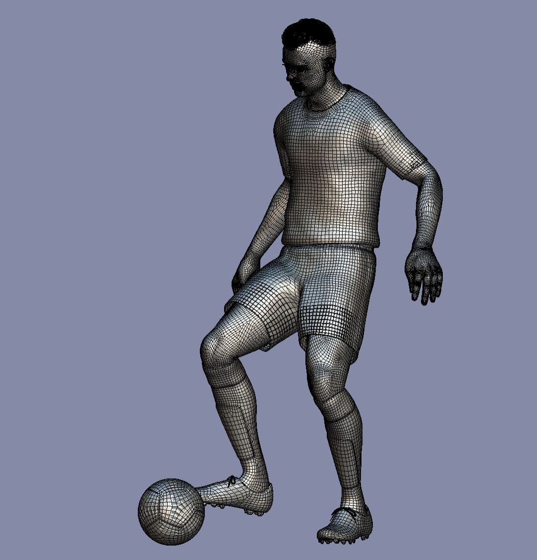 STL file Cristiano Ronaldo Manchester Utd 👨・3D printable model to ...