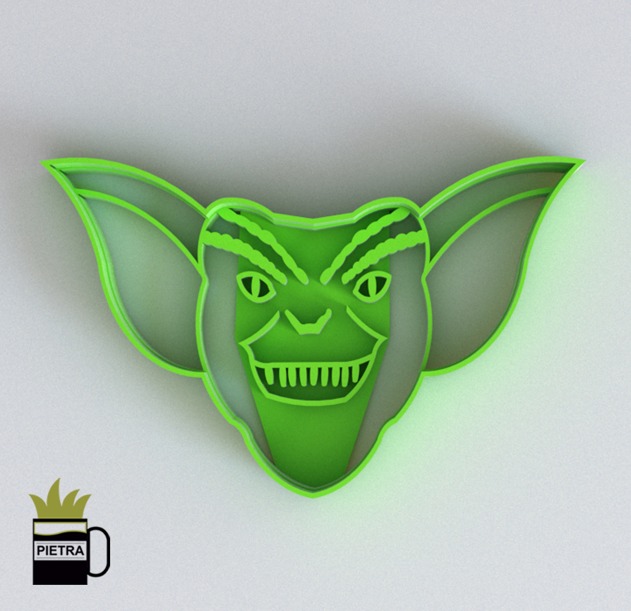 STL file FONDANT GREMLIN COOKIE CUTTER MODEL 3D IMPRESSION 🍪 ・3D ...