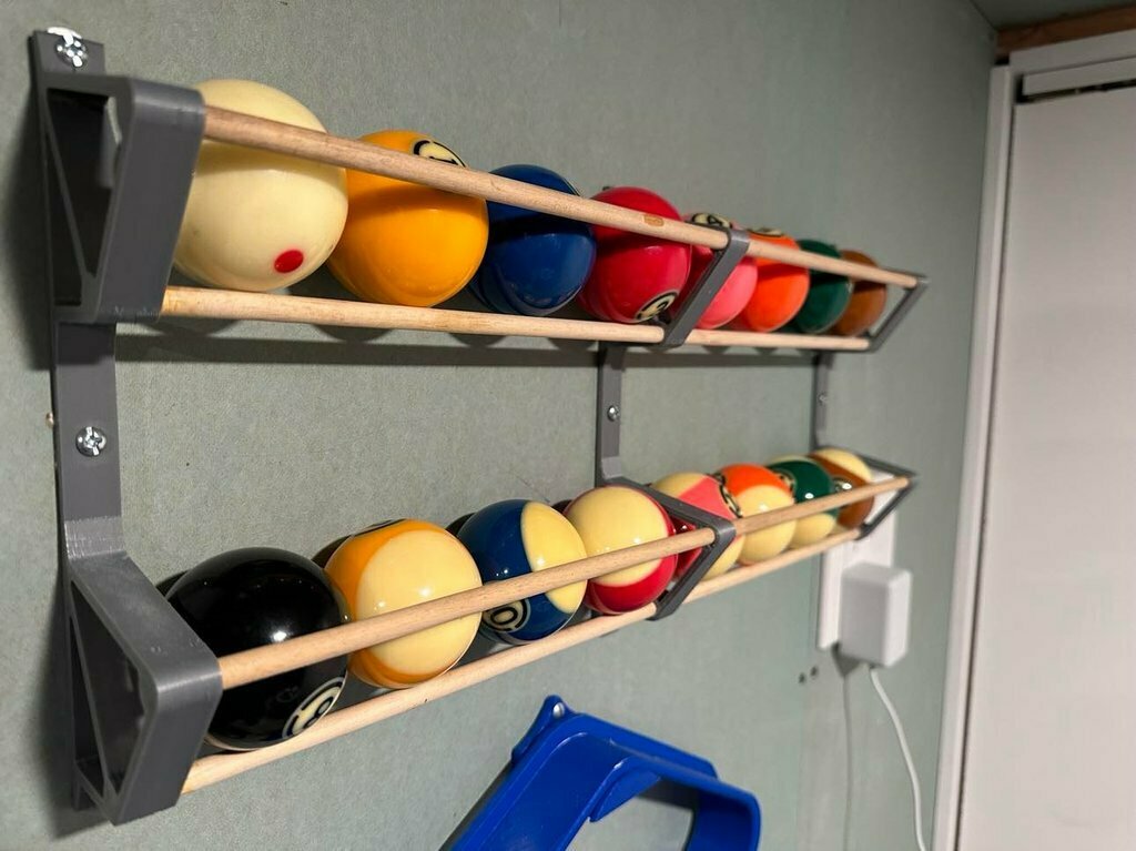 🎱 Simple Pool Ball Rack・Free 3D File for ・Cults