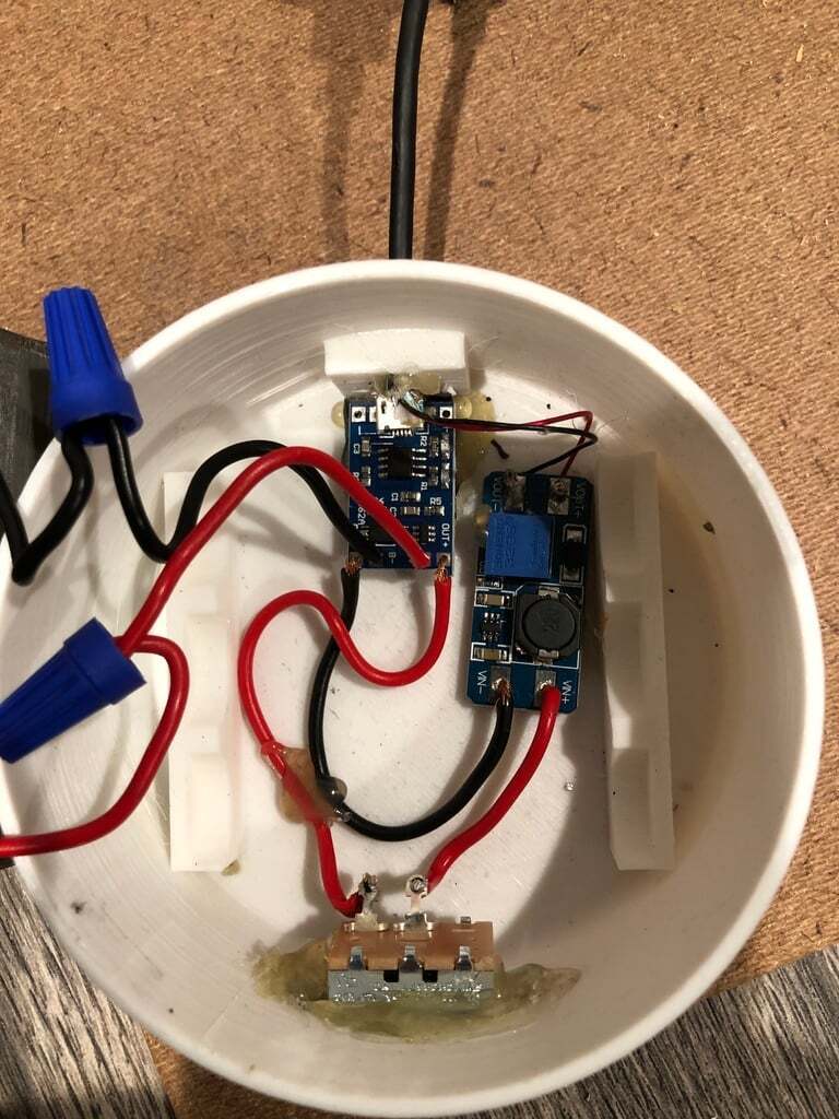 3D printed Google Home Mini Battery Pack・Cults