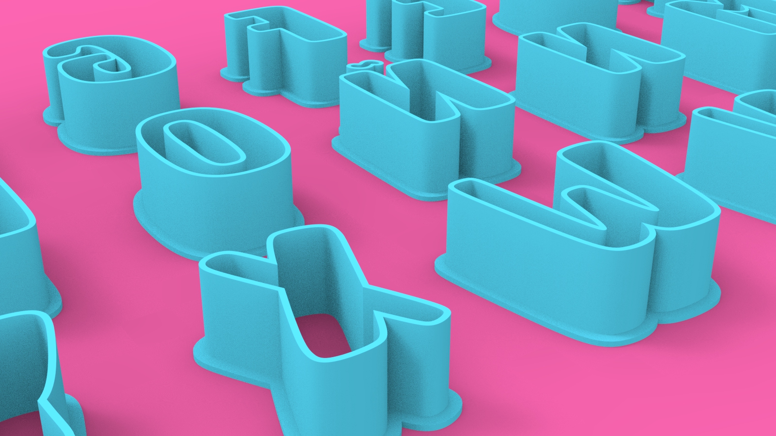 STL file alphabet cutters | cookie cutters ABC 🍪 ・3D printable model to ...