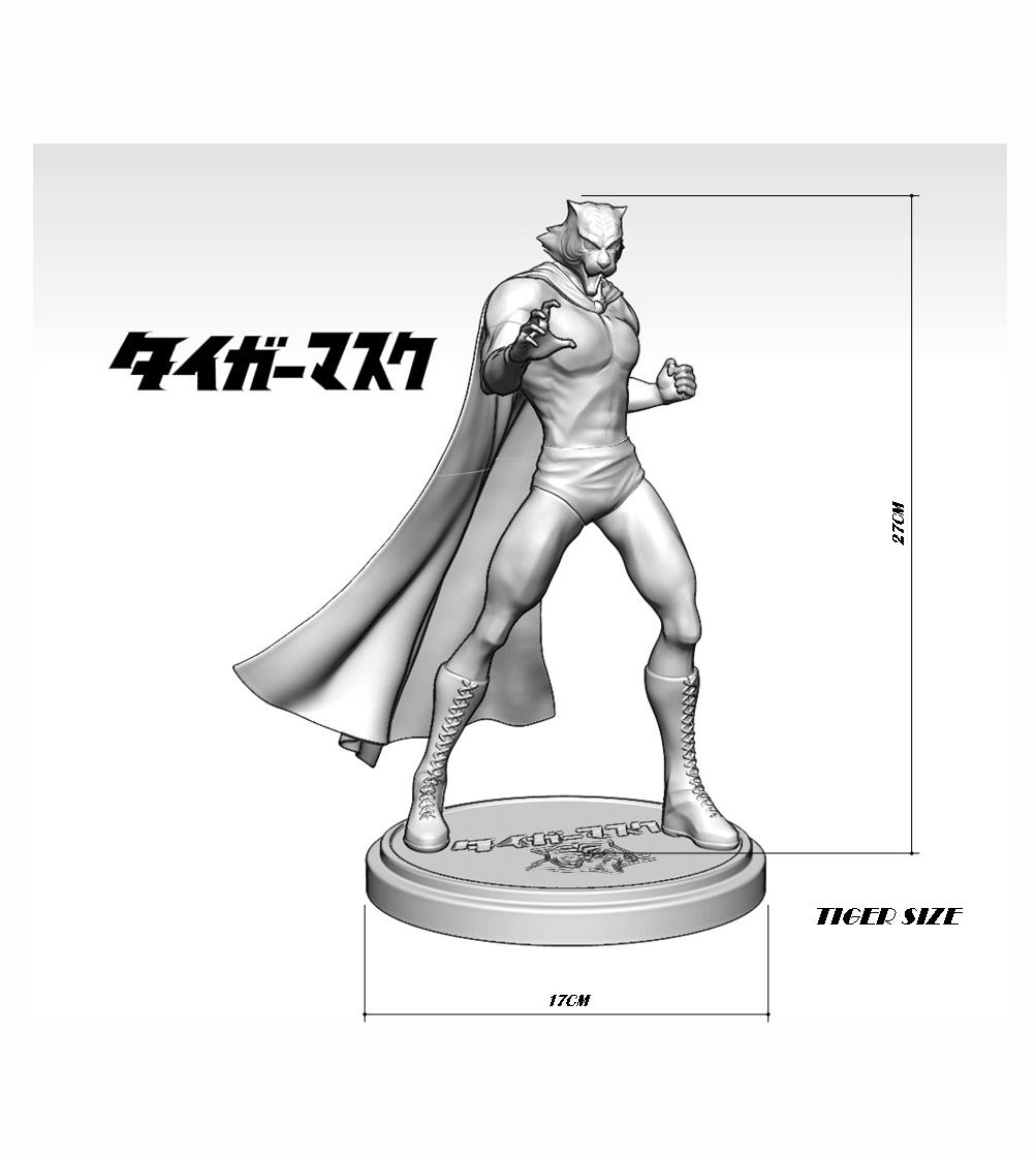 STL file The Tiger Mask 🐅 ・3D print design to download・Cults