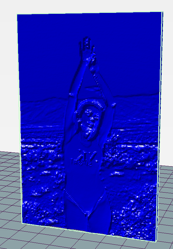 Free STL file 3D STL Photo of Woman in Swimming Costume 👩・3D printing ...