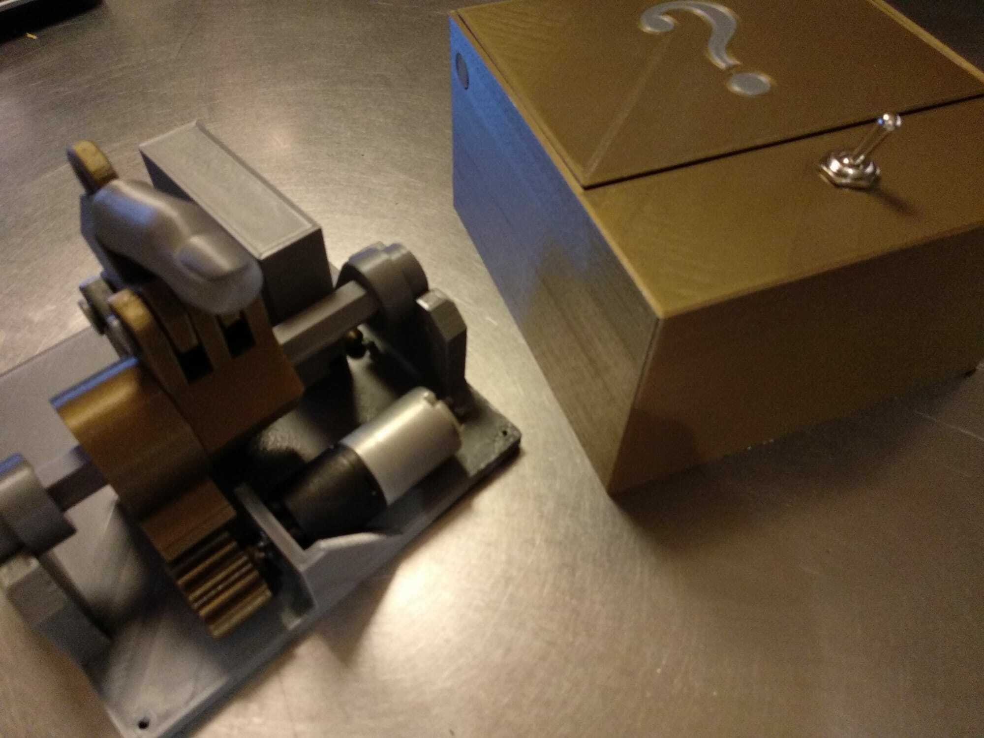 3D file MisteryBox / Useless Machine 🎨 ・3D print design to download・Cults