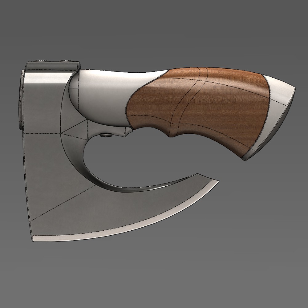 STL file Hatchet (One-Handed Axe) 🪓 ・3D printer model to download・Cults