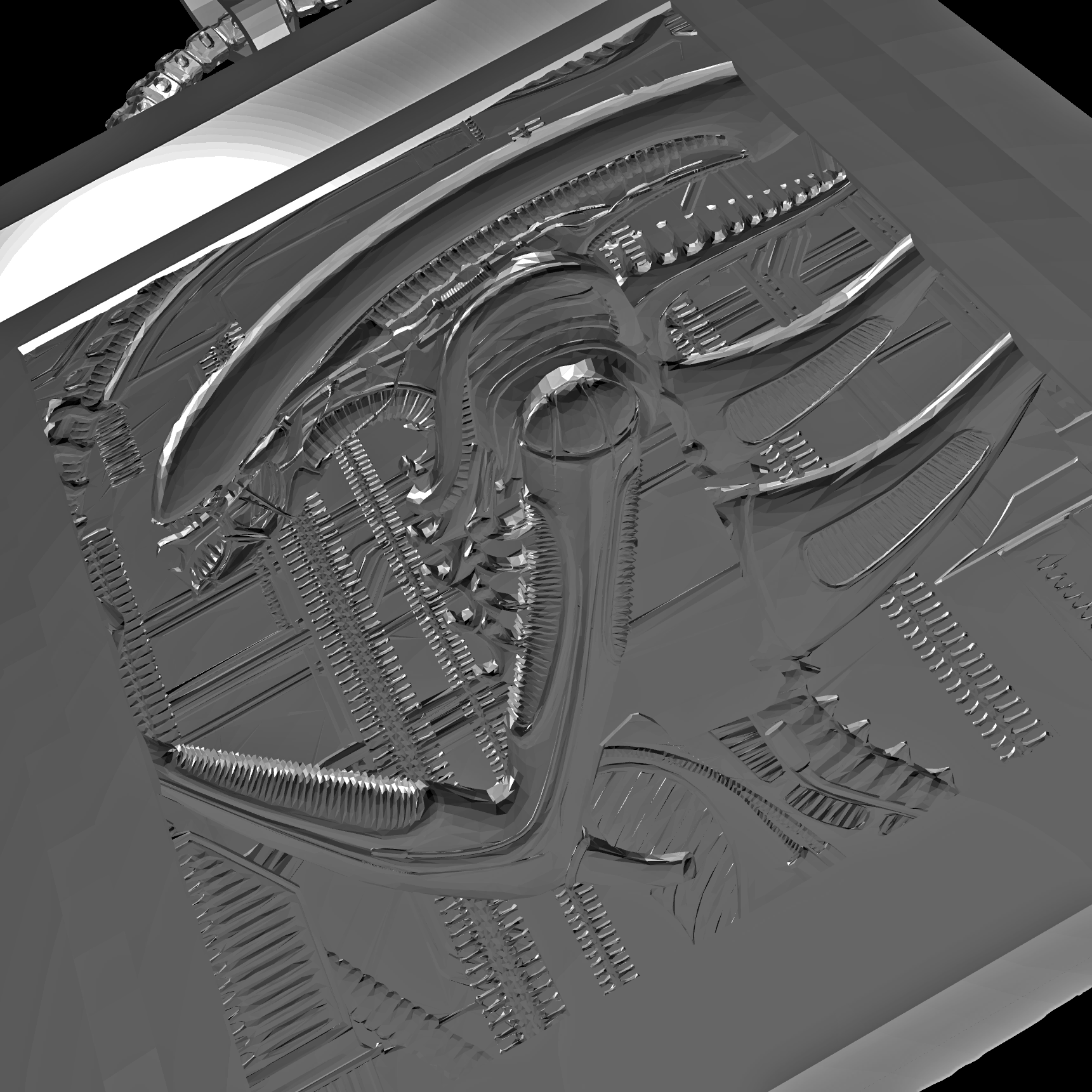Archivo STL COLGANTE - PROMETHEUS ALIEN 👽 ・Modelo de impresora 3D para ...