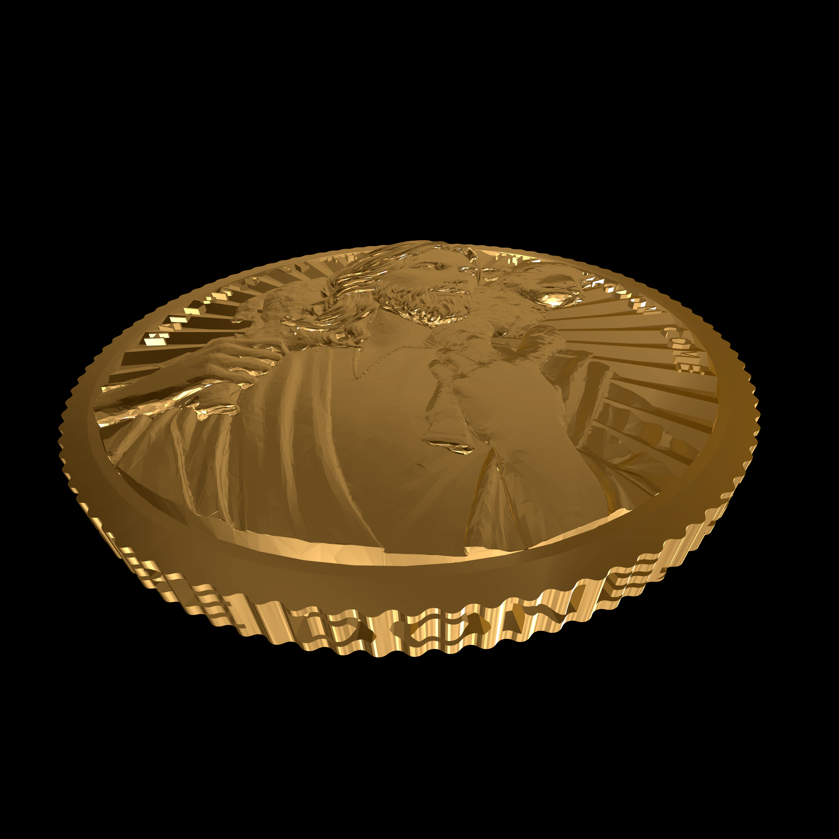 STL file Prayer Coin 🙏 ・Model to download and 3D print・Cults