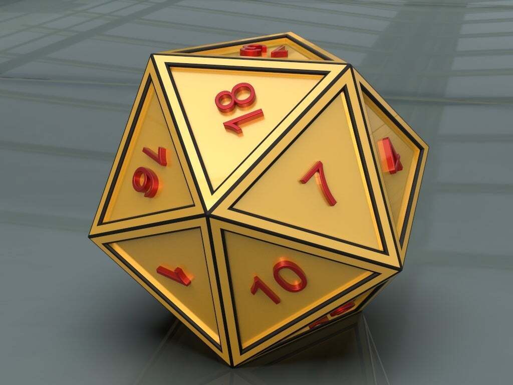 STL file 20 sided Dice 🎲 ・3D print design to download・Cults