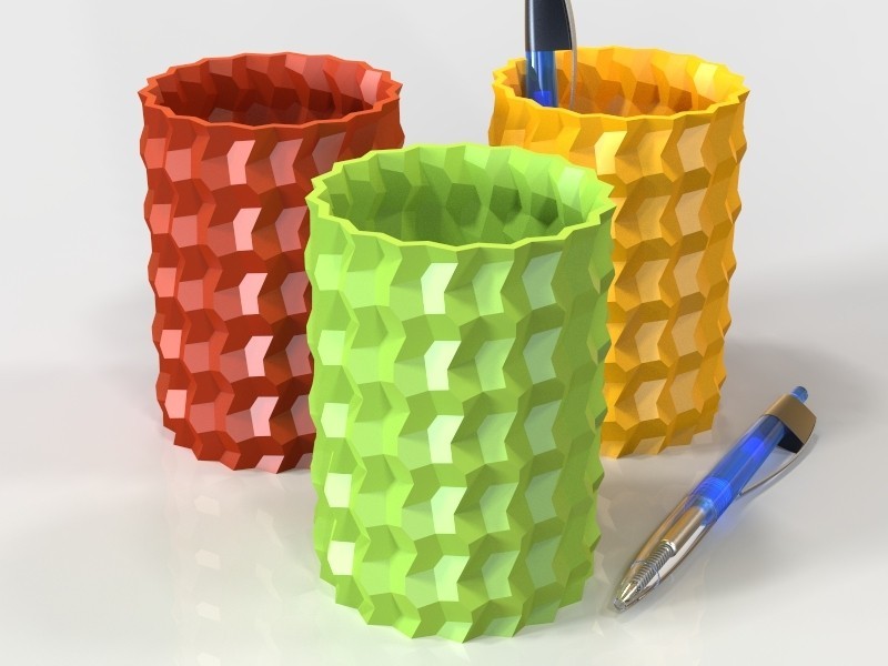 Free STL file Pen Holder 🖊️・3D printing idea to download・Cults