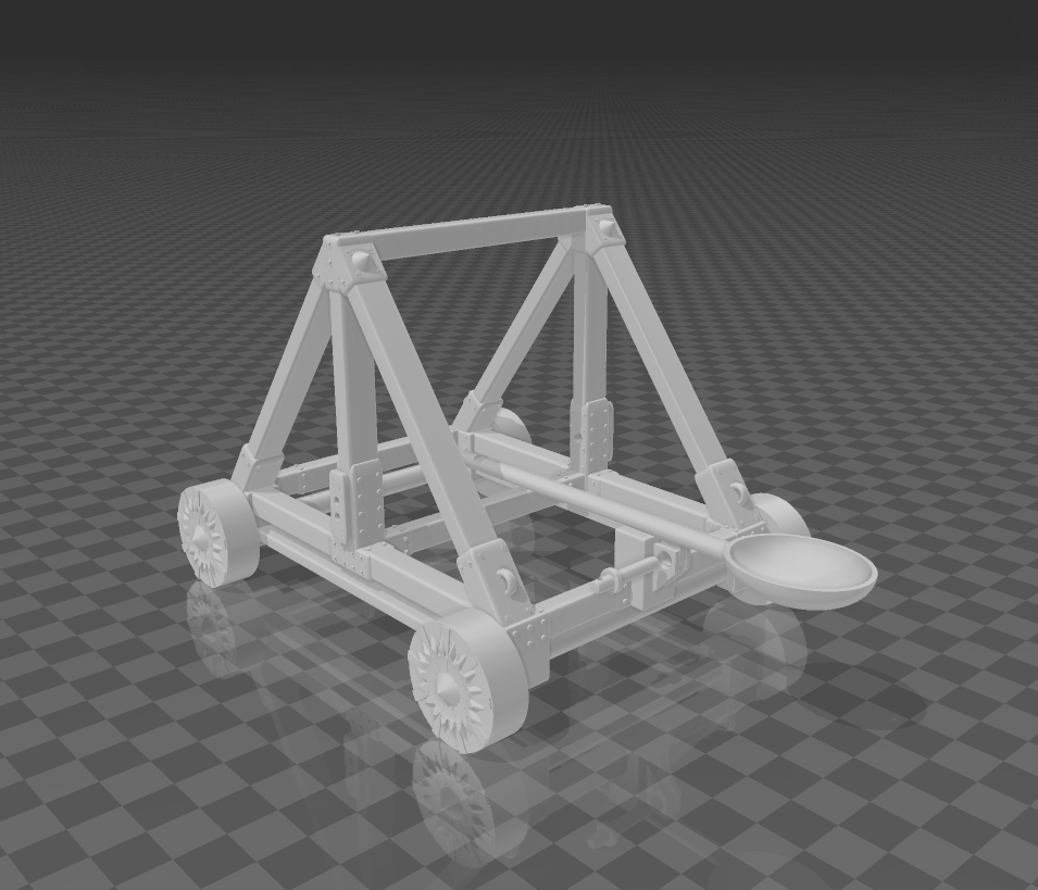 STL file Catapult (functional) 👴・3D printing design to download・Cults