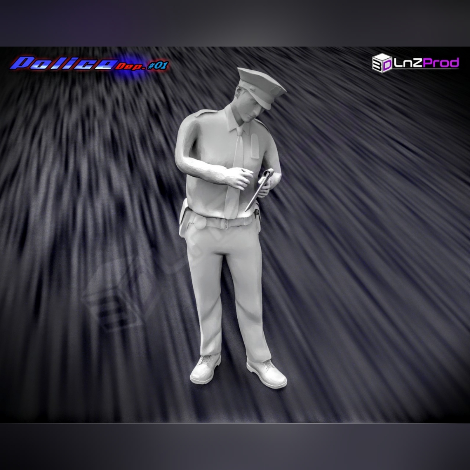 🚓 Police department set scale models #1・ 3D File for ・Cults