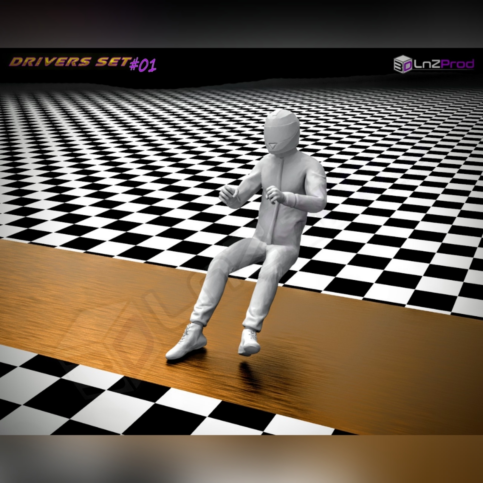 👩 Drivers set scale models #1・ 3D File for ・Cults