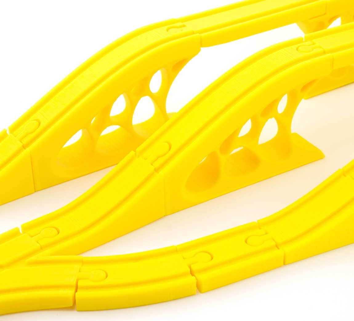 Free STL file Toy Train Tracks 🚆 ・Template to download and 3D print・Cults