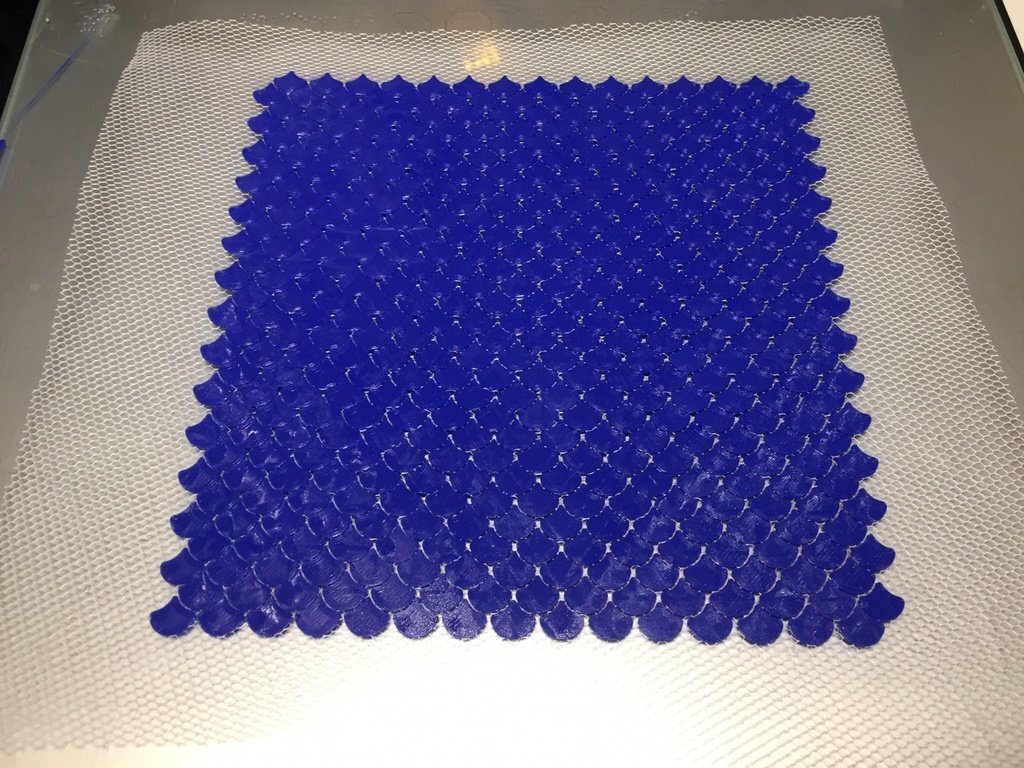 🐠 Fish Scale (on fabric)・Free STL File for ・Cults