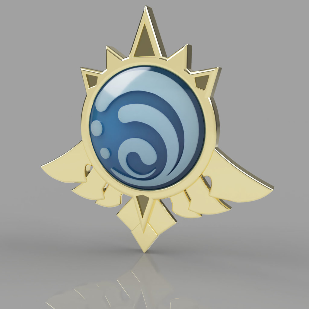 Free 3D file Genshin Impact Vision 🎭 ・3D printing design to download・Cults