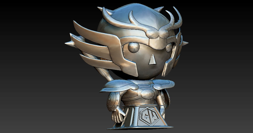 Free STL file KNIGHT OF LIBRA FUNKO SAINT SEIYA 2021 ♎ ・3D print design ...