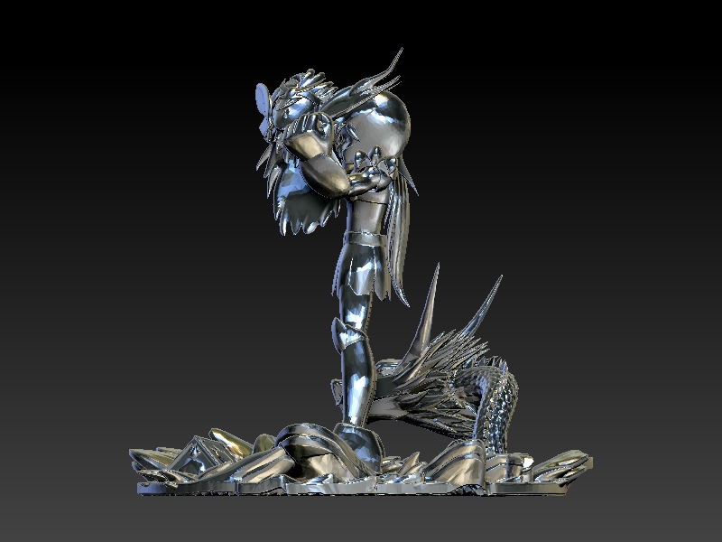 Free STL file DRAGON SHIRYU SAINT SEIYA BOBBLEHEAD VERSION 🐉 ・Model to ...