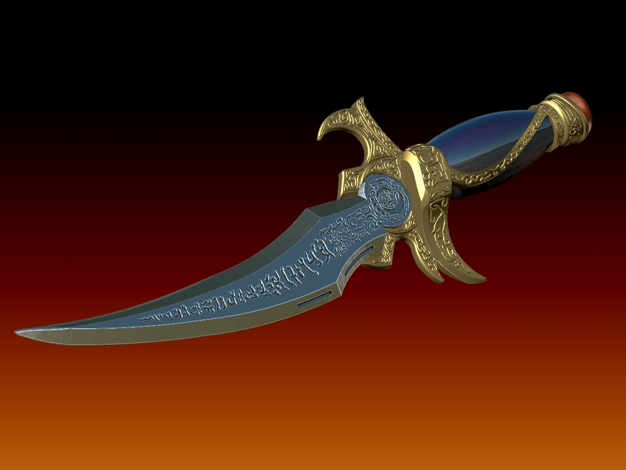 🤴 Persian Prince Dagger・ STL File for ・Cults