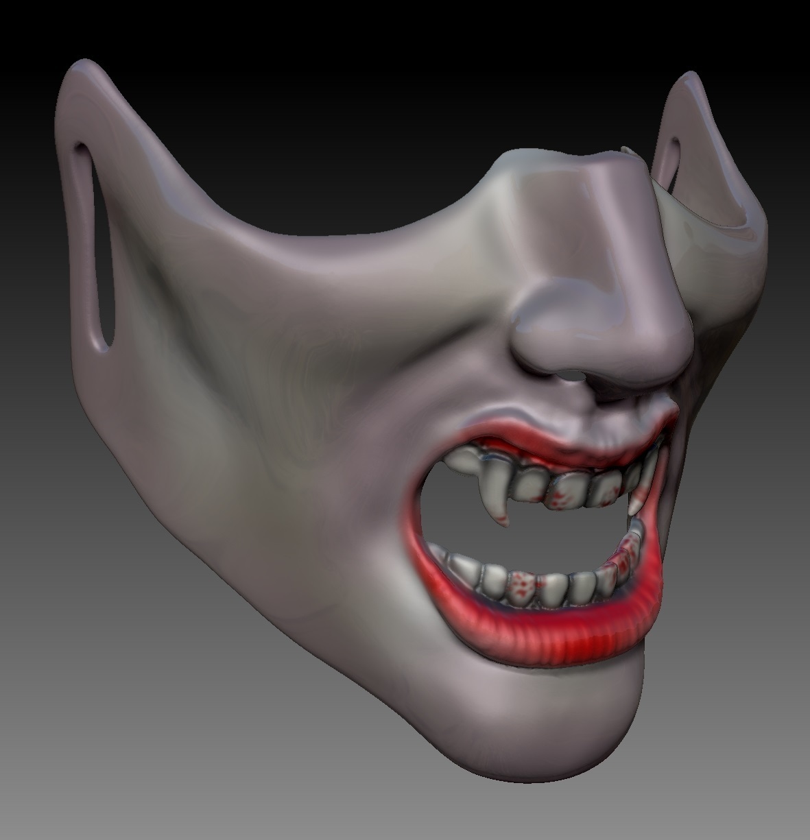 STL file Vamp Mask 🧛 ・Model to download and 3D print・Cults