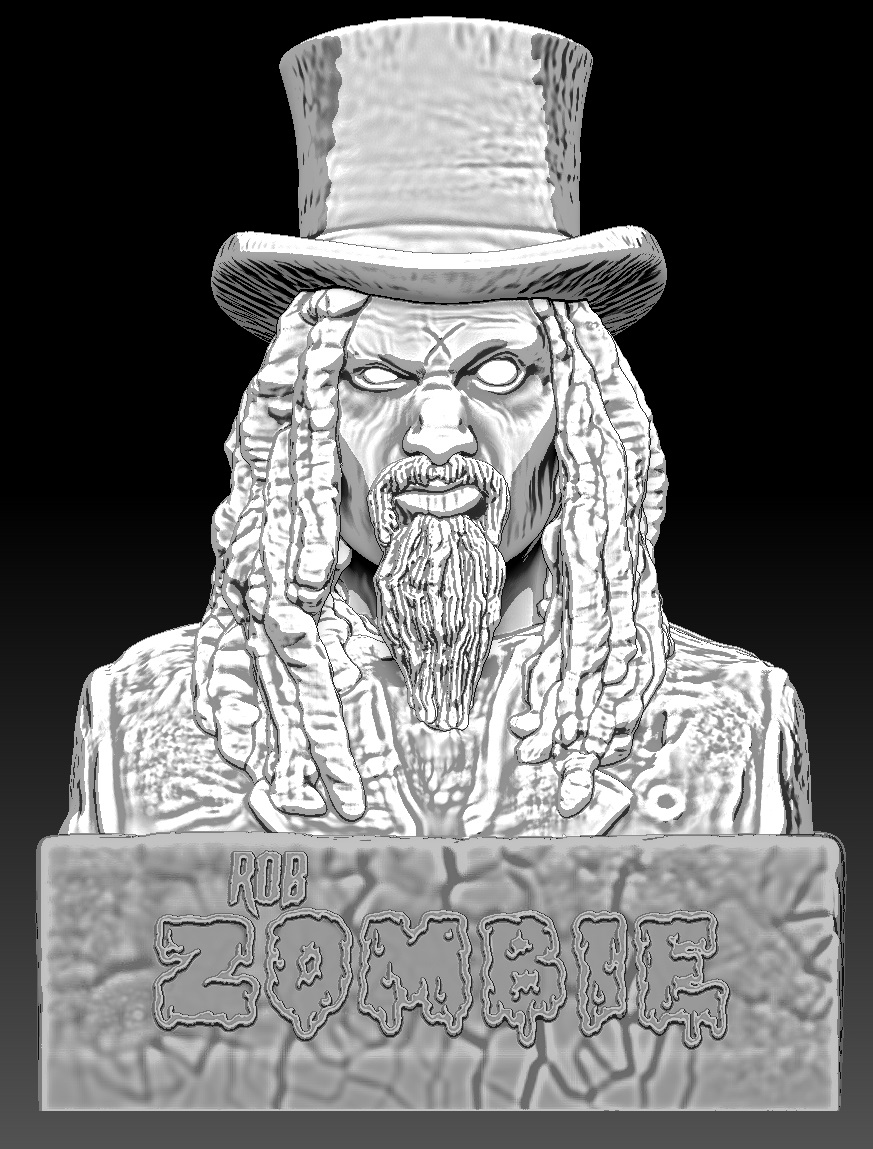 STL file Rob Zombie 🧟 ・3D printer design to download・Cults