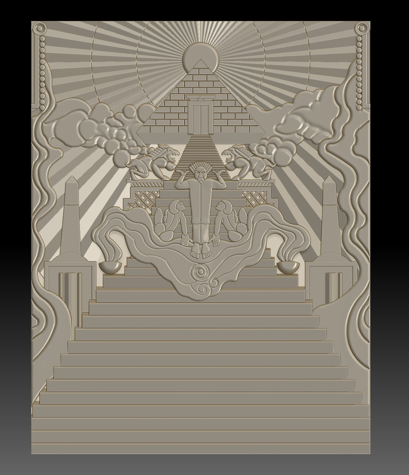 STL file Temple of Gozer 🕍 ・3D printer model to download・Cults