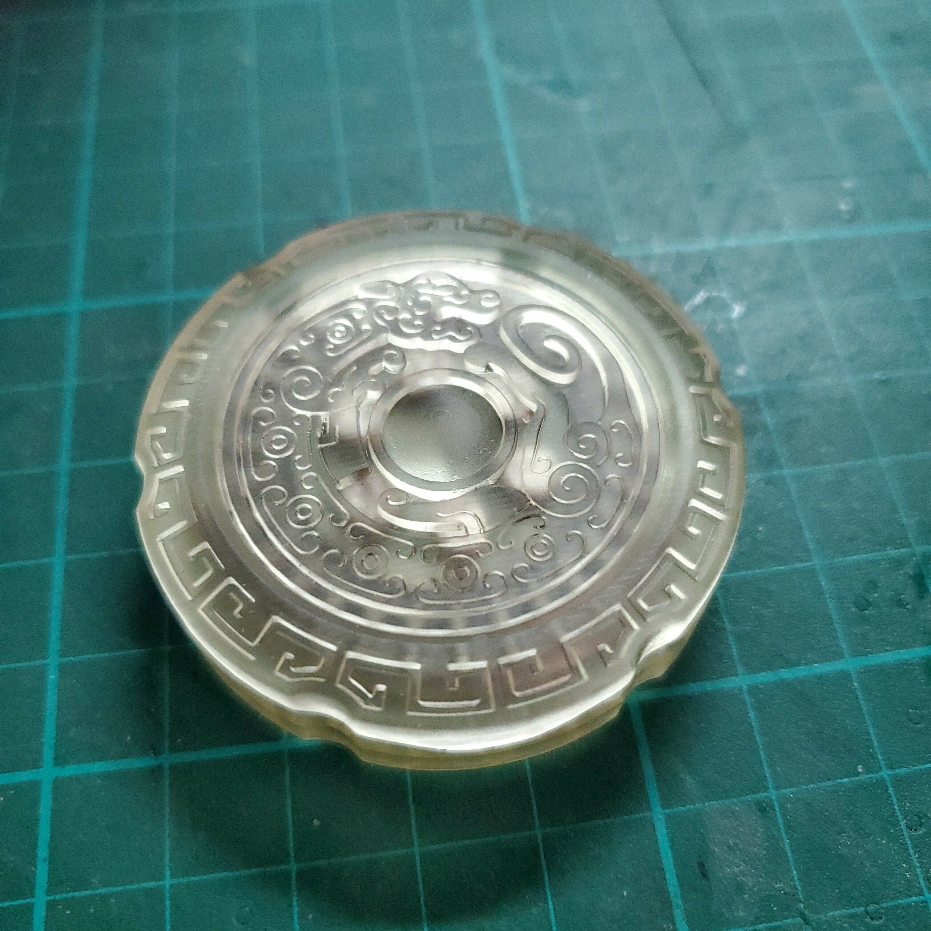 STL file Chinese Armor haptic coin (Fidget Coin) 🪙 ・3D printer model to ...