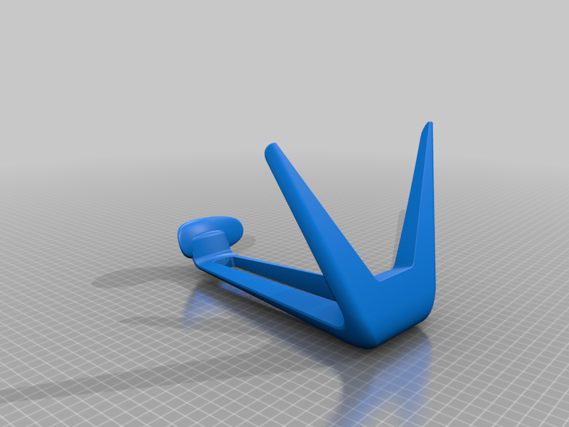 Free STL file MakerBot Headphone Stand with Curved Rest 🎧 (3MF and STEP ...