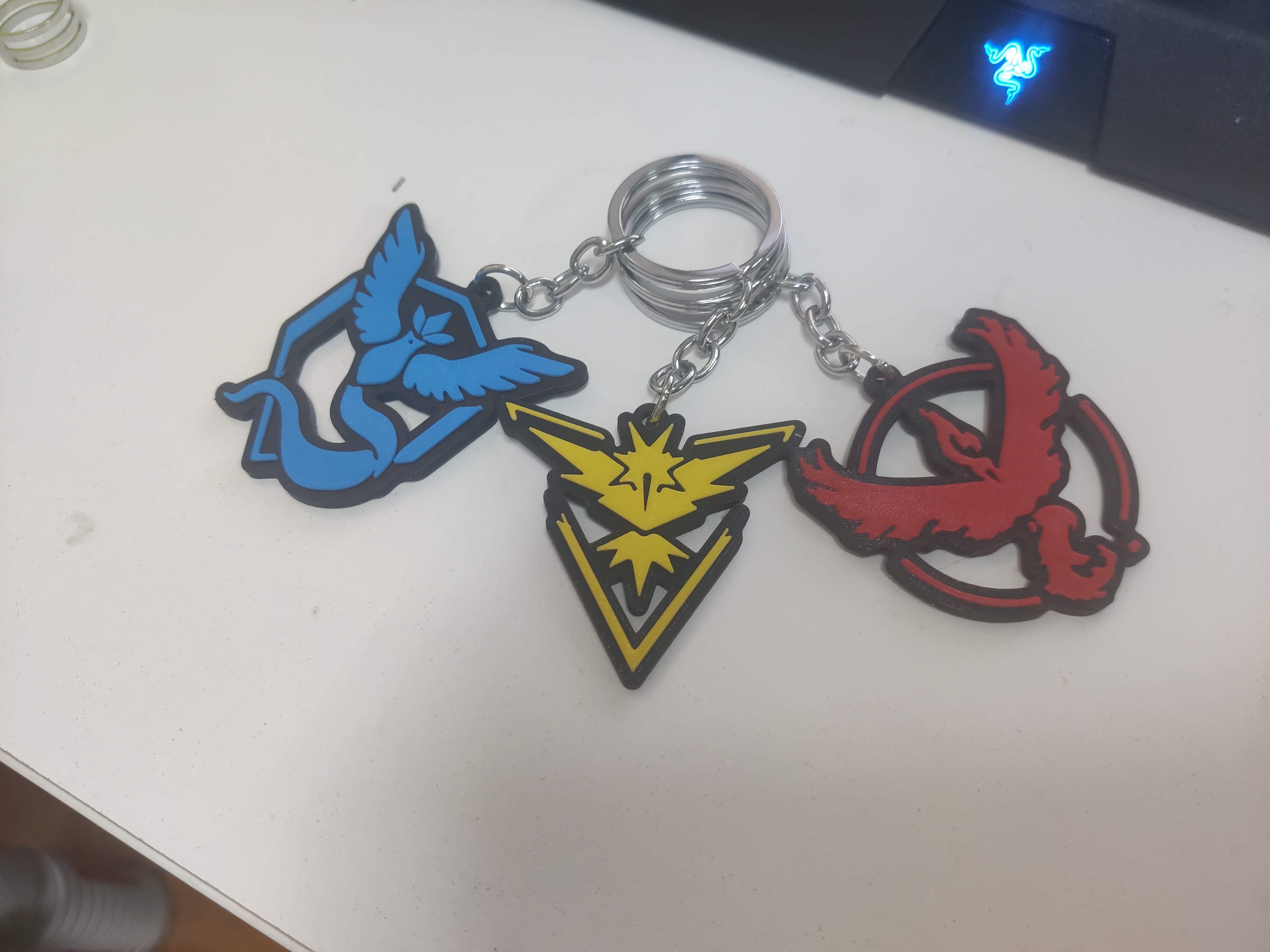 🗝️ Articuno legendary Pokémon keychain・ STL File for ・Cults