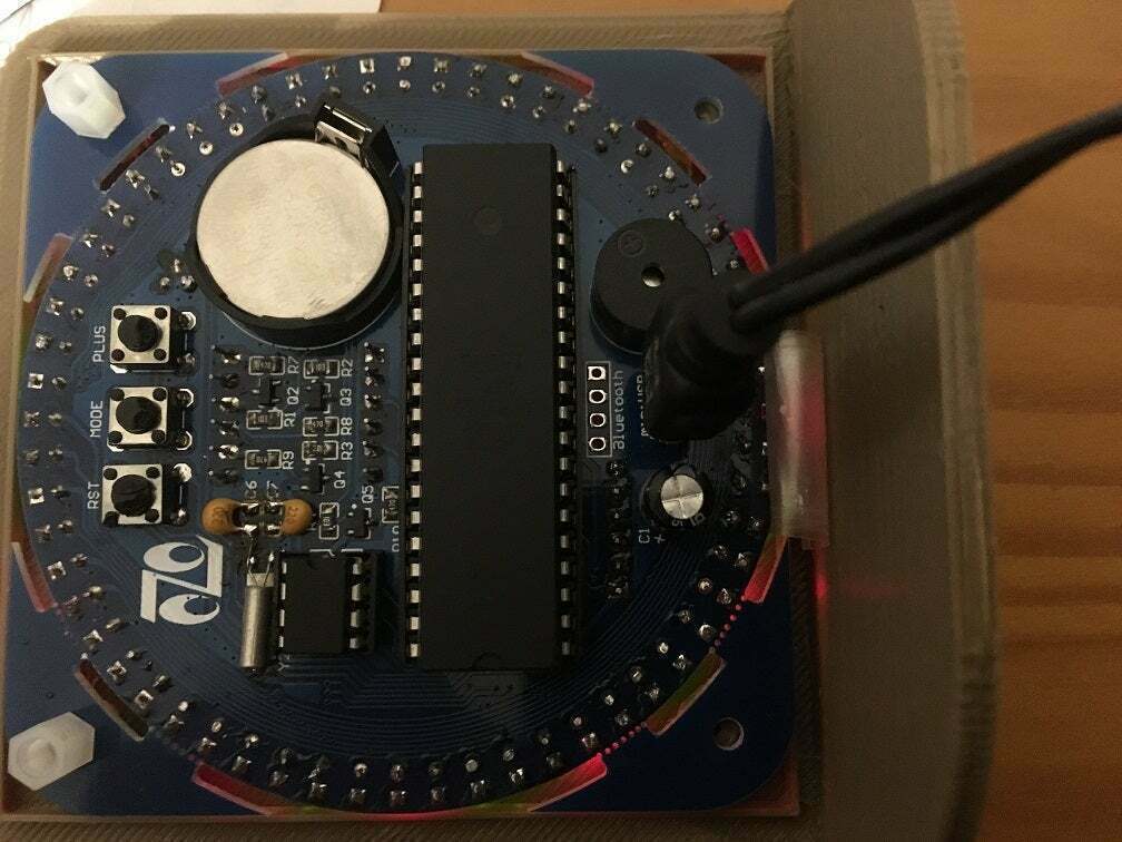 Free STL file Rotation LED Clock Enclosure 🕰️ (SCAD)・3D printing model ...