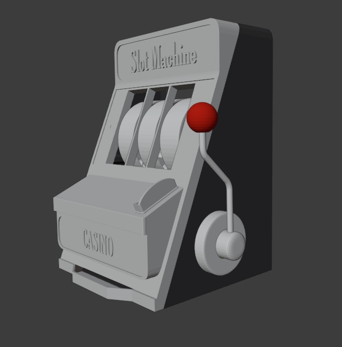 🎰 Mechanical Slot Machine・ STL File for 3D printing・Cults