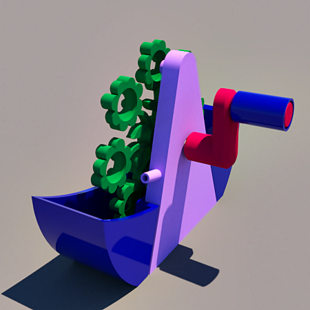 STL file bubble machine 💐 ・3D printer design to download・Cults