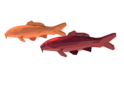 Fichier STL koi low poly 👽 ・Design imprimable en 3D à télécharger・Cults