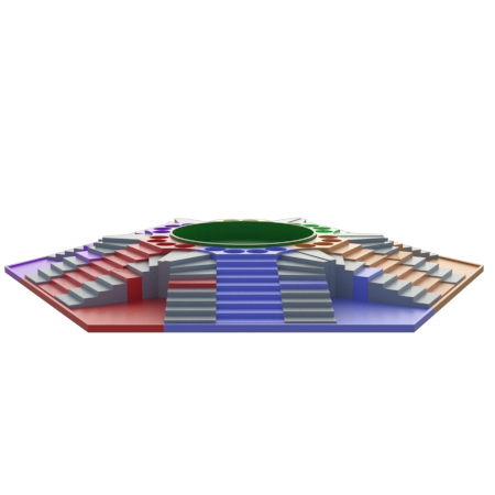 🤴 Parchis of 6 seats, Ludo king・ STL File for ・Cults