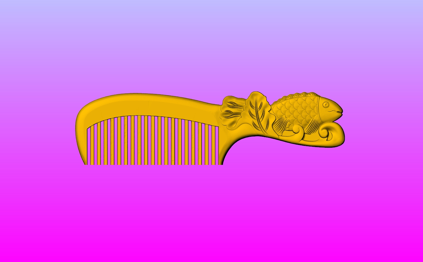 3D file Classic phoenix comb 🦅 ・3D printable model to download・Cults