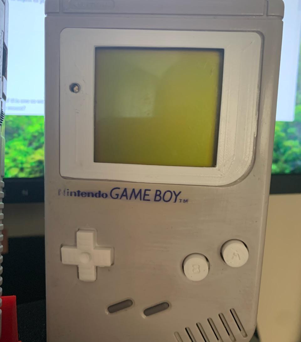 3D printing Nintendo Gameboy display cover・Cults