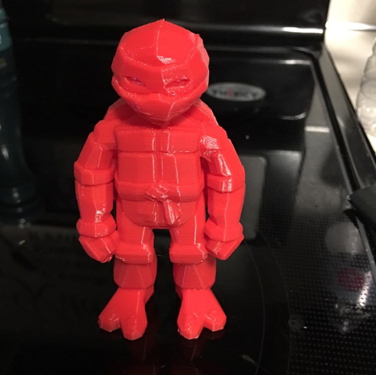 3D printable Lowpoly TMNT figurine!・Cults