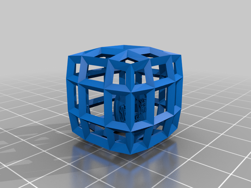 Free STL file Coin In Lattice Cube 🪙 ・3D printable model to download・Cults