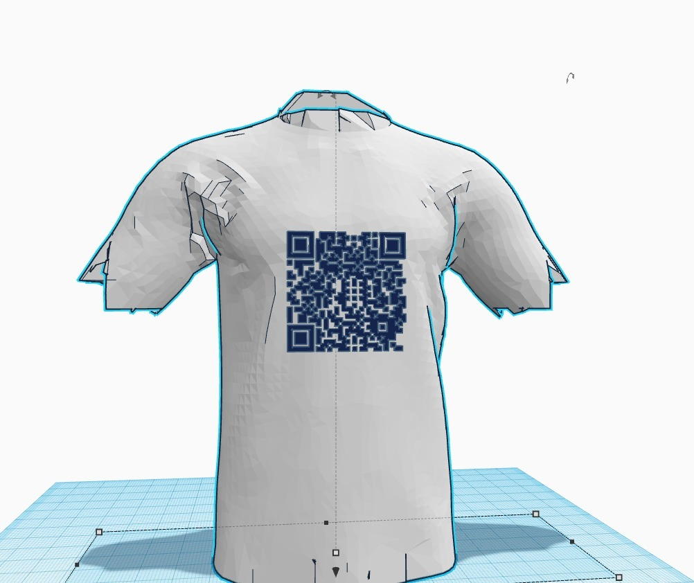 Free STL file QR Scan T-ulle Shirt 🩻・3D printing model to download・Cults