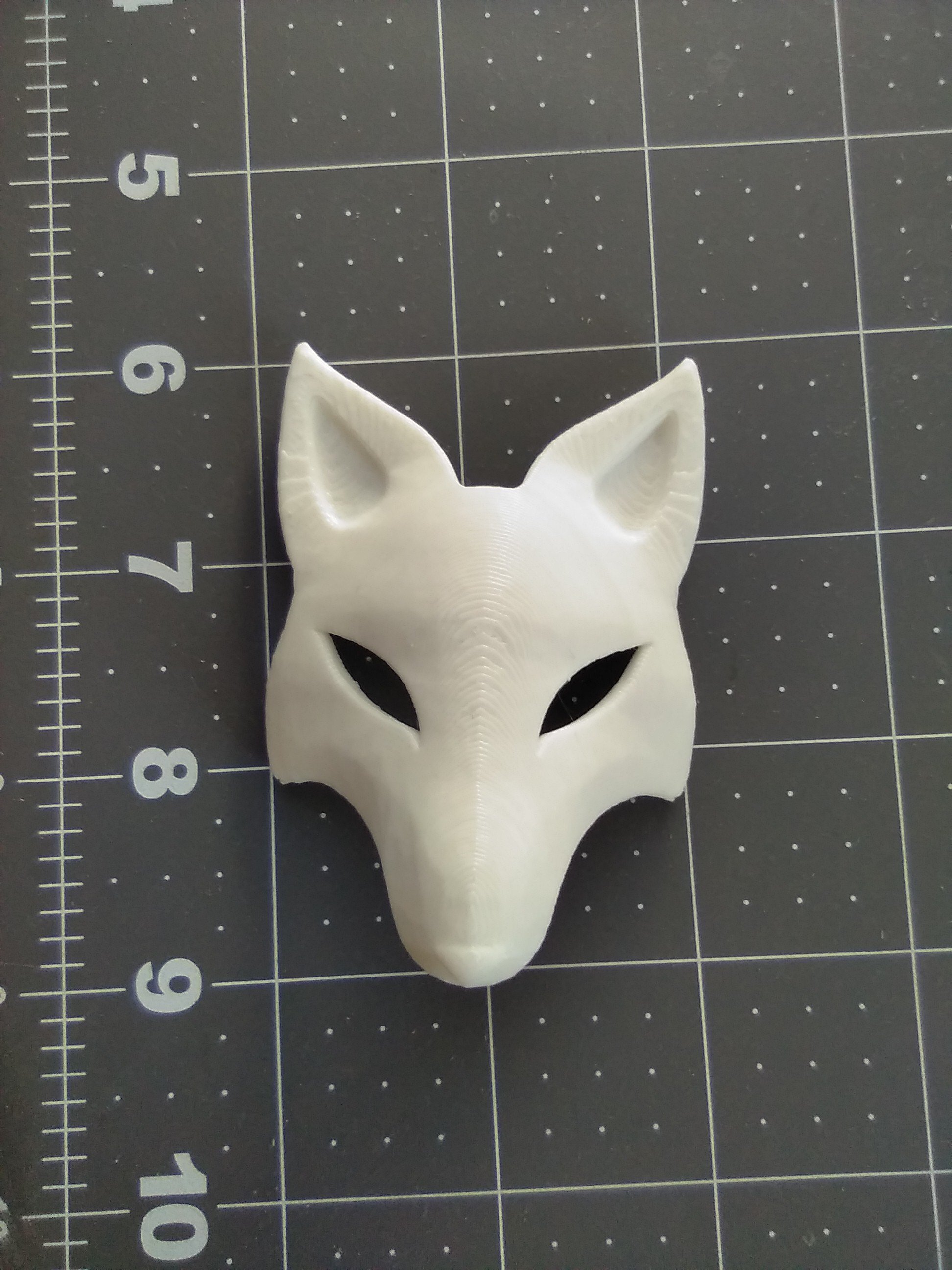 3D printed Fox Mask・Cults