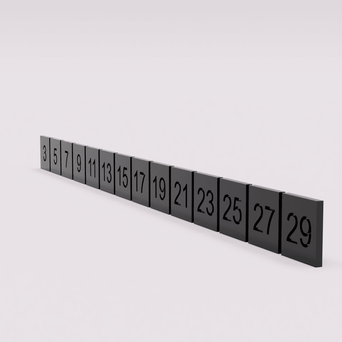 Free STL file Perpetual flip calendar 📅・3D printer model to download・Cults