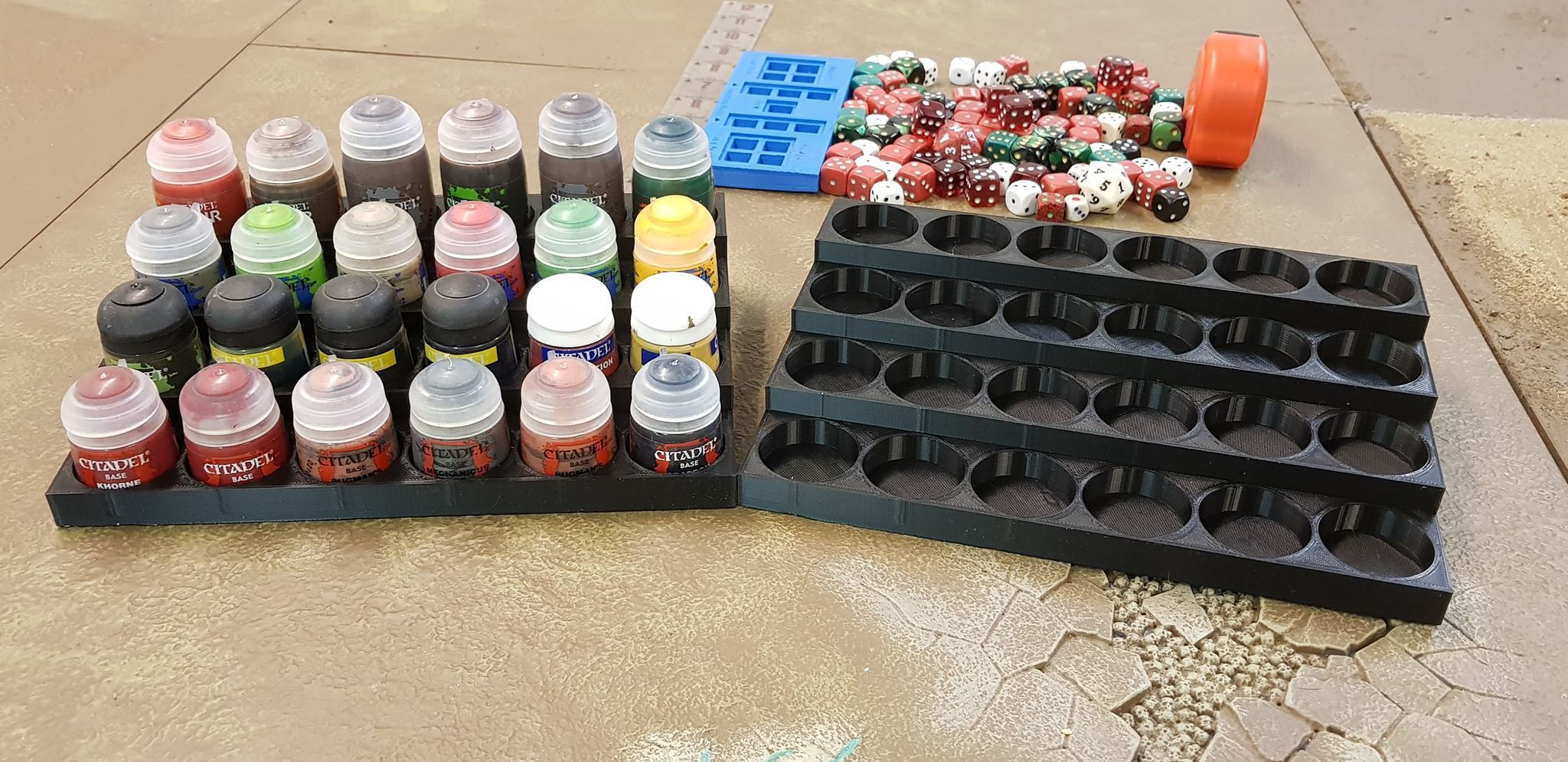 STL file Paint rack set for model paint (8 different) 🎨 ・3D printable ...
