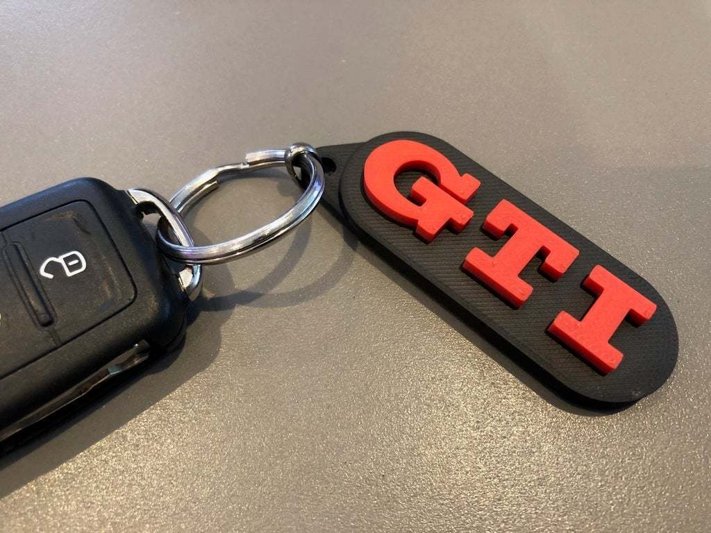 Free STL file GTI Key Ring 🔑 ・3D printing idea to download・Cults
