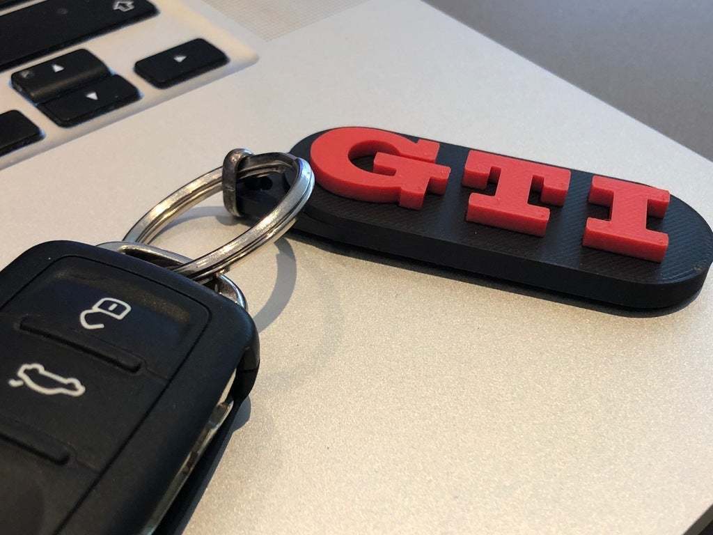 Free STL file GTI Key Ring 🔑 ・3D printing idea to download・Cults