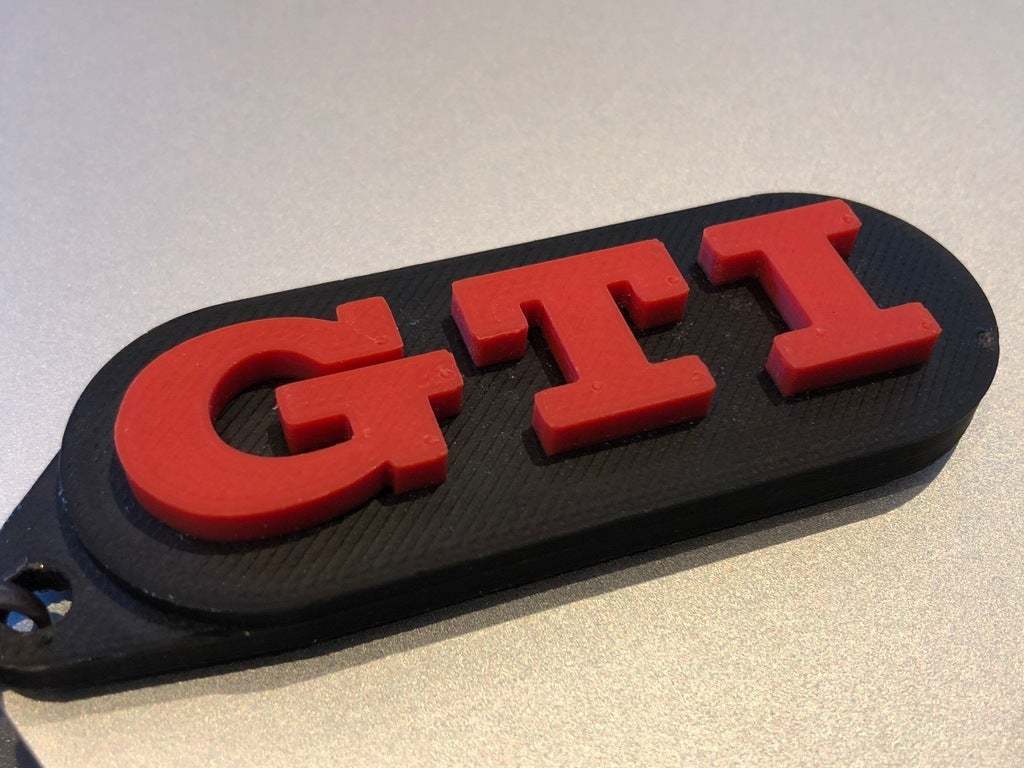 Free STL file GTI Key Ring 🔑 ・3D printing idea to download・Cults