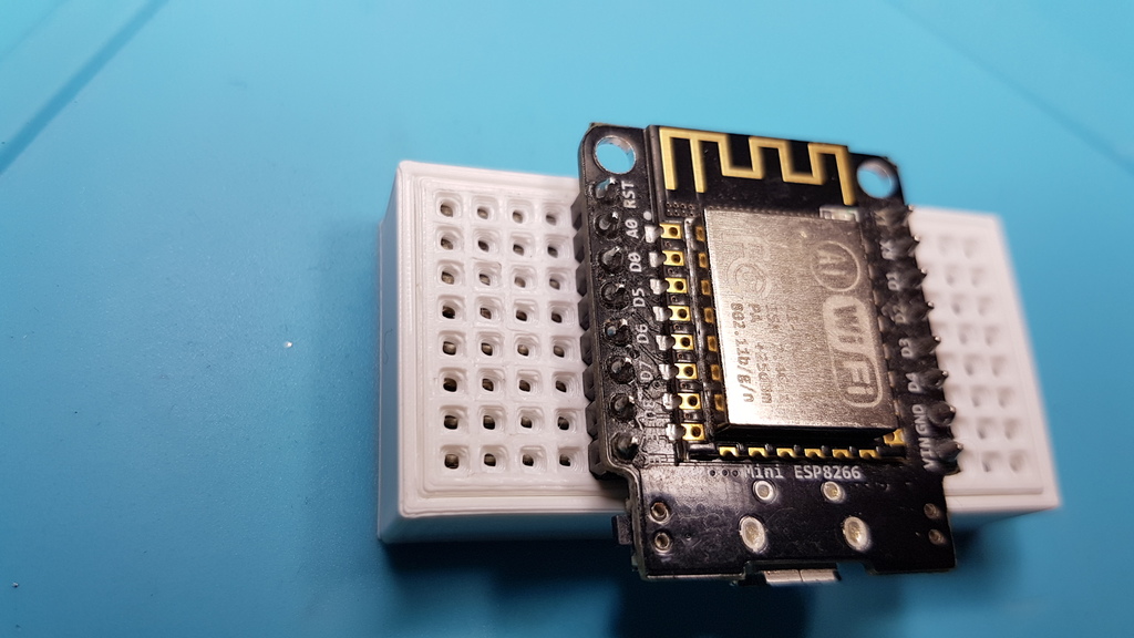 3D-Datei ESP8266 Entwicklungsbrett Breadboard kostenlos 🔧 ・3D-Drucker ...