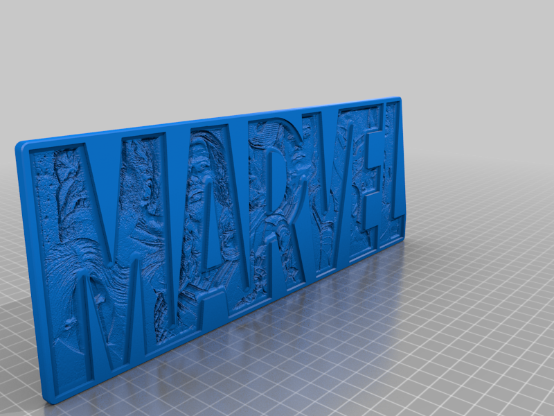 3D file marvel box litho 📦・3D printing template to download・Cults