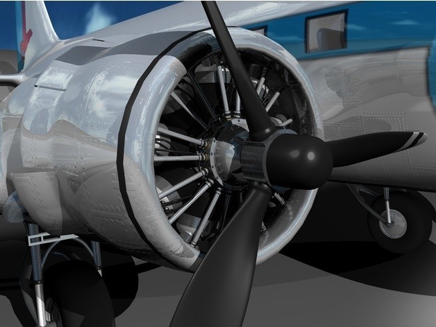 ️ DC-3・Free STL File for ・Cults