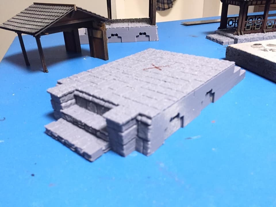 Free STL file Temple wall stone base with steps 🕍 ・3D printable model ...