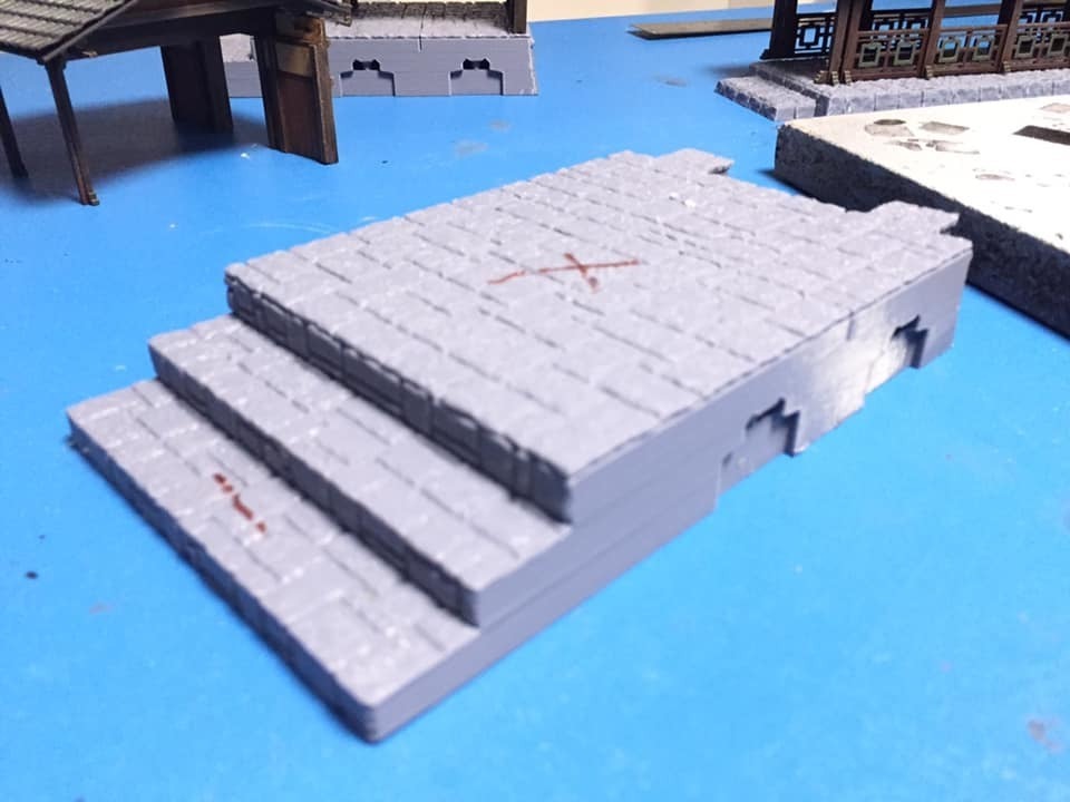 Free STL file Temple wall stone base with steps 🕍 ・3D printable model ...